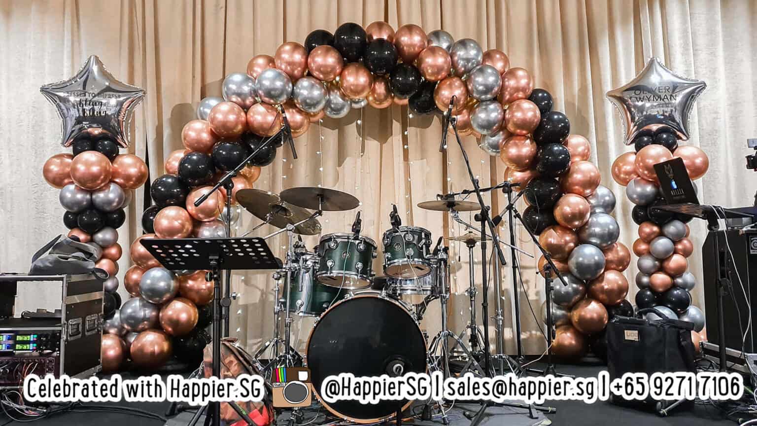 Stage Decoration | Balloon Stage Decorations | Happier Singapore