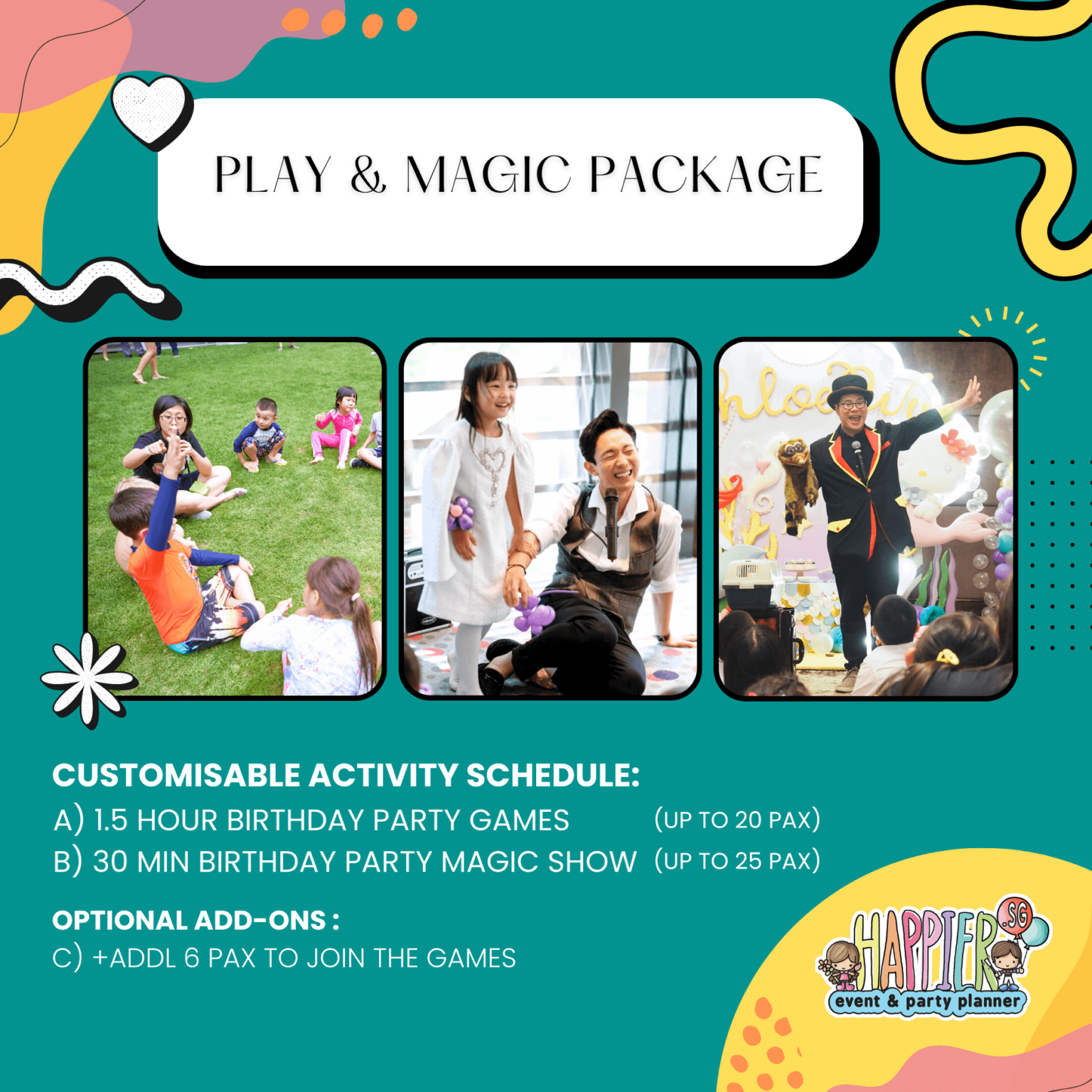 Kids Birthday Party Packages | Happier Singapore