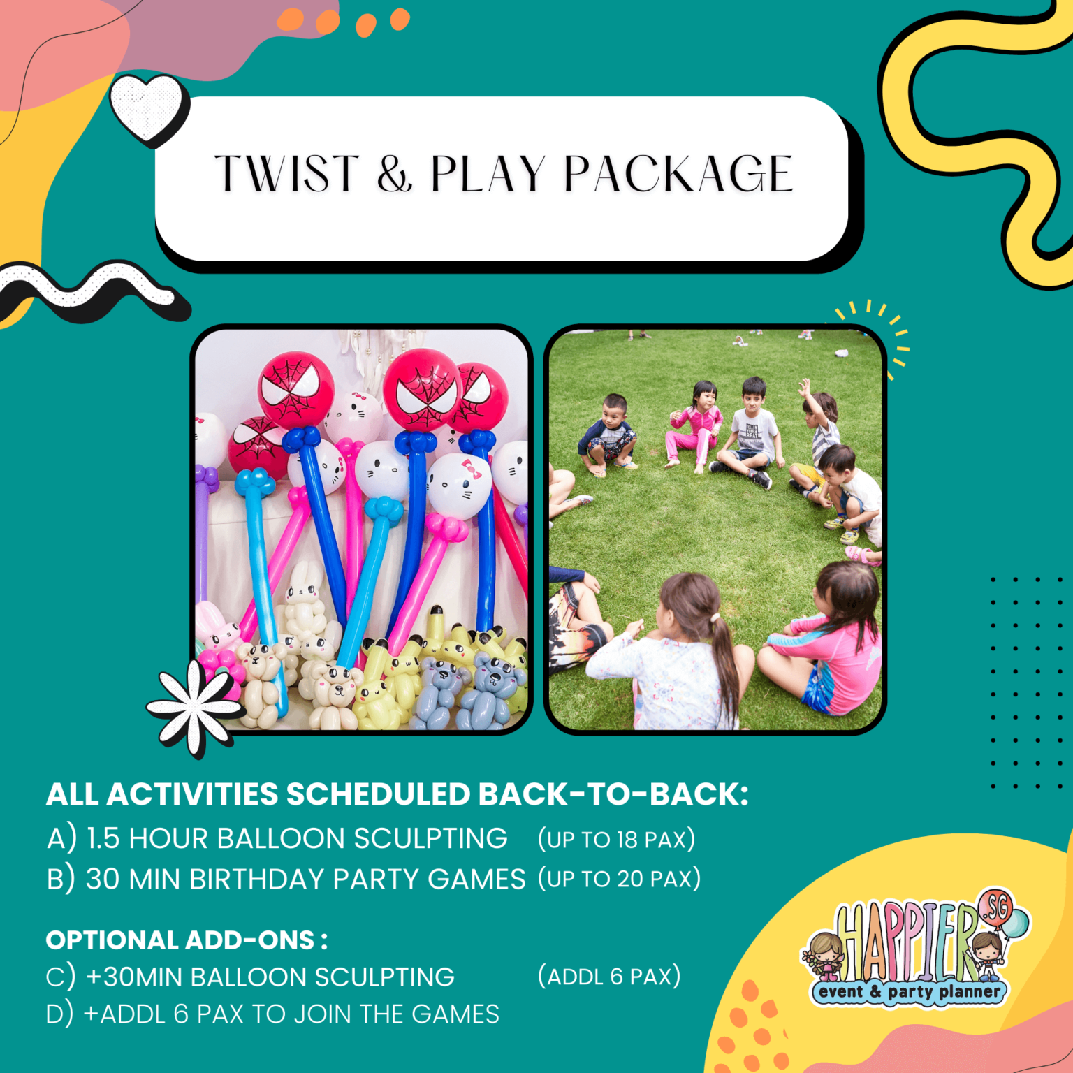 Kids Birthday Party Packages | Happier Singapore